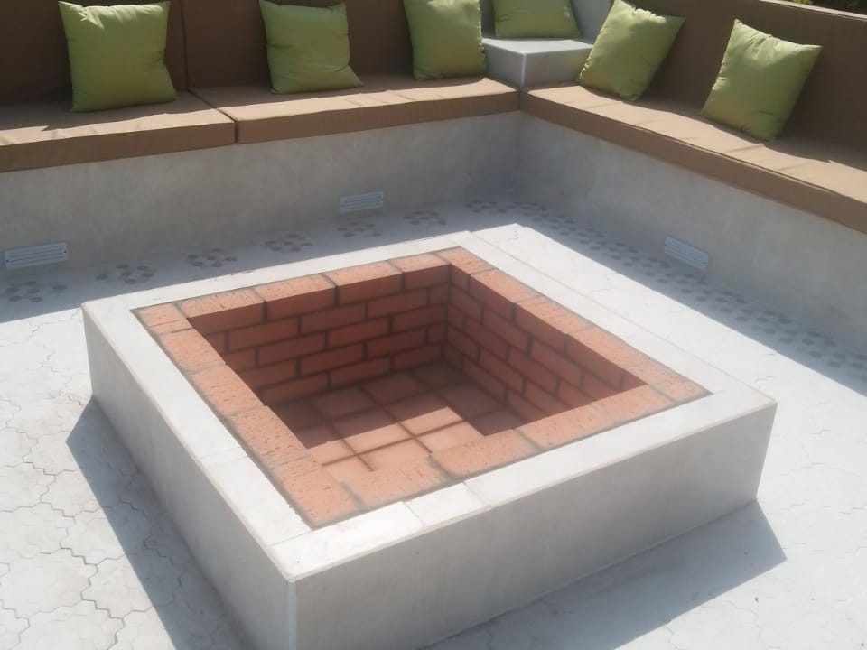Red Clay Brick Firepit - Al Diyar - Bricks and Cladding Brick Slip ...